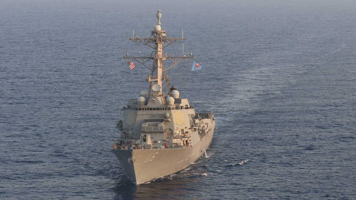 U.S. Navy Destroyers Move to Support Israel Amid Rising Tensions with ...