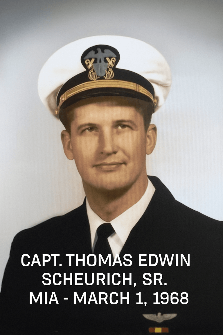 Welcome Home, Captain Scheurich: A 57-Year Watch Ends - Americans for a Stronger Navy